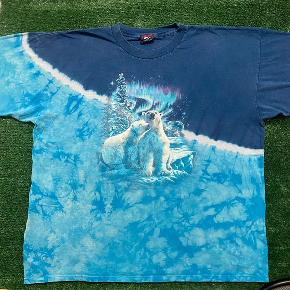 Polar | Shirts | Vintage 9s Polar Bears Nature Art Essential Arctic ...